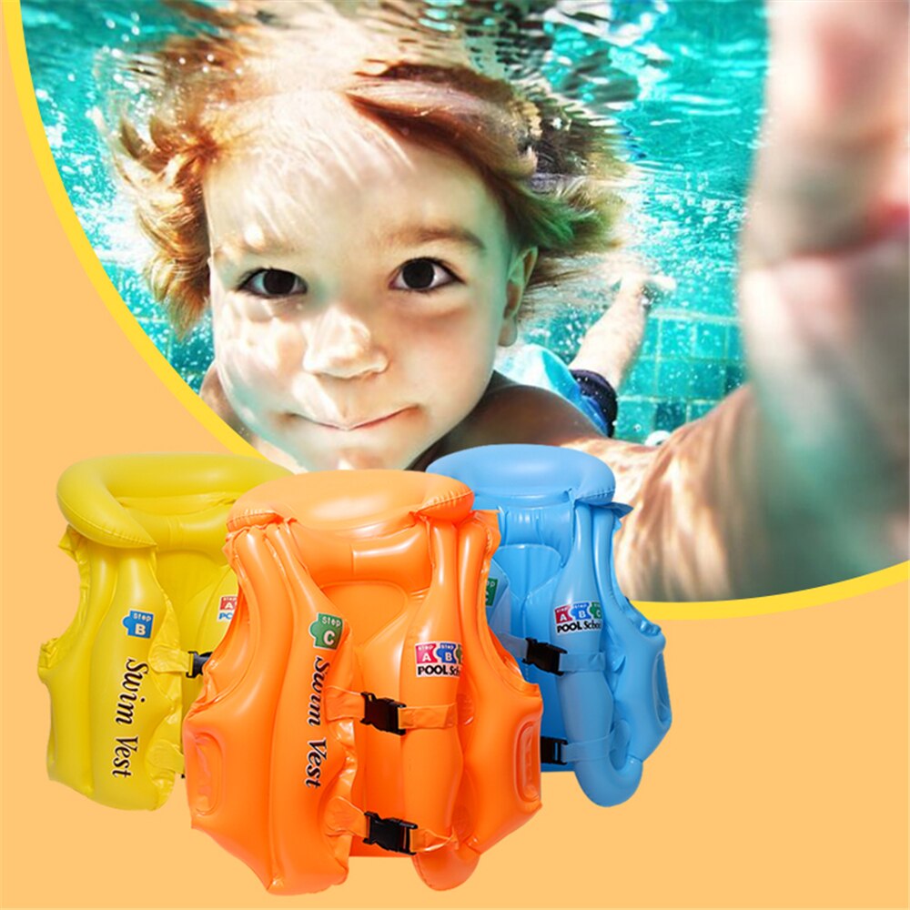 PVC Baby Life Vest Kids Children Floated Inflatabl... – Grandado