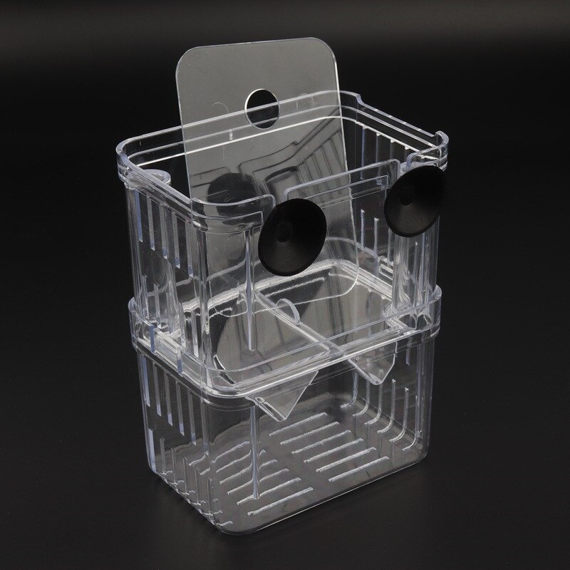 High Transparent Acrylic Self Floating Fish Breeding Isolation Box ...