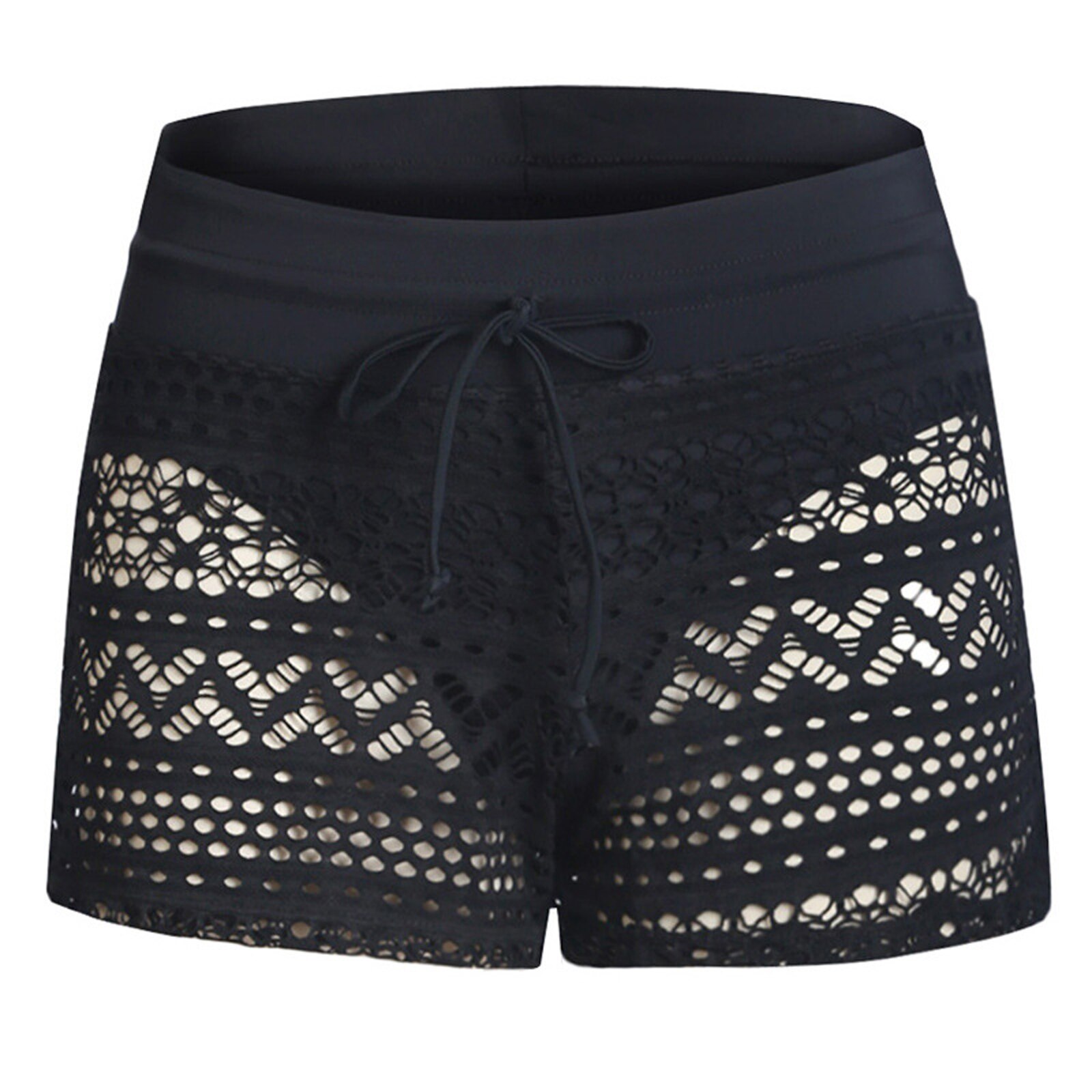 Short de plage en dentelle pour femmes, taille hau... – Grandado
