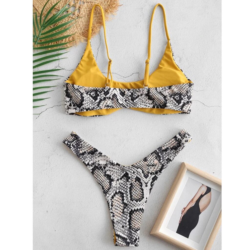 Vrouwen Bikini Badmode Driehoek Twee Stukken Push ... – Vicedeal