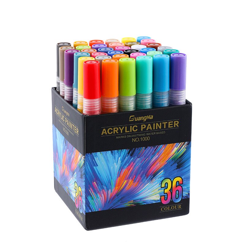 4/8/12/15/24/36 Colors Acrylic Paint Markers Art M... – Grandado