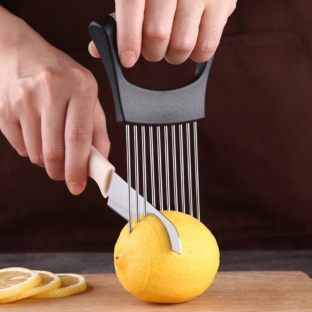 Kitchen Cutting Tool Onion Cutting Holder Stainles... – Vicedeal