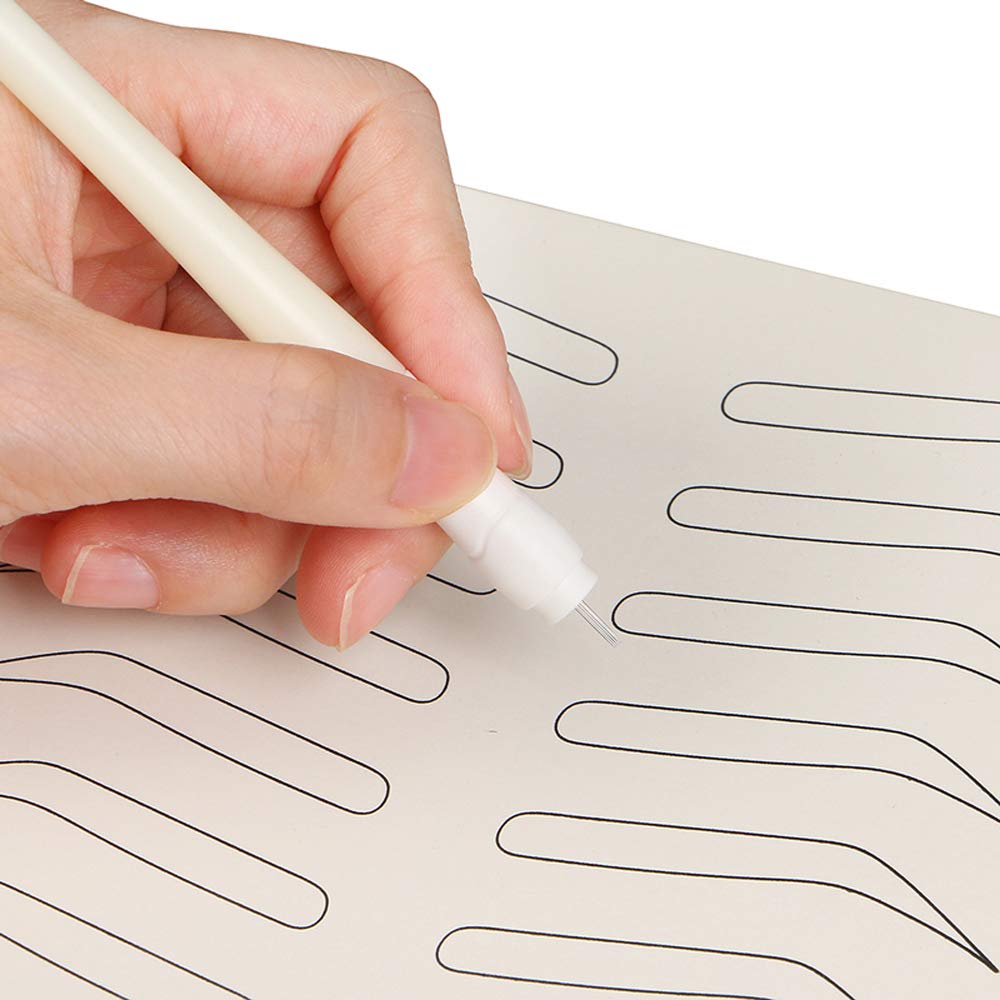 3/5/10Pcs Eyebrow Tattoo Practice Skin Double Side... – Grandado