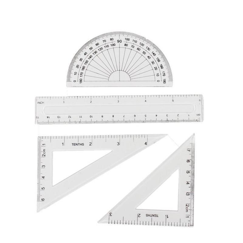 4pcs/set Control Students School Stationery Square... – Grandado