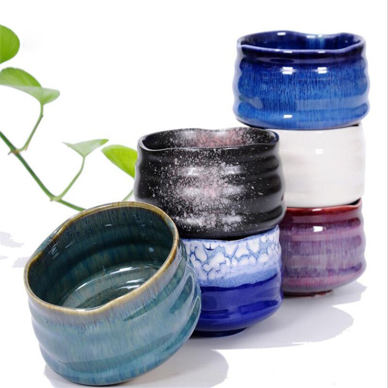 Variation av keramisk glasyr japan matcha grönt te... – Grandado