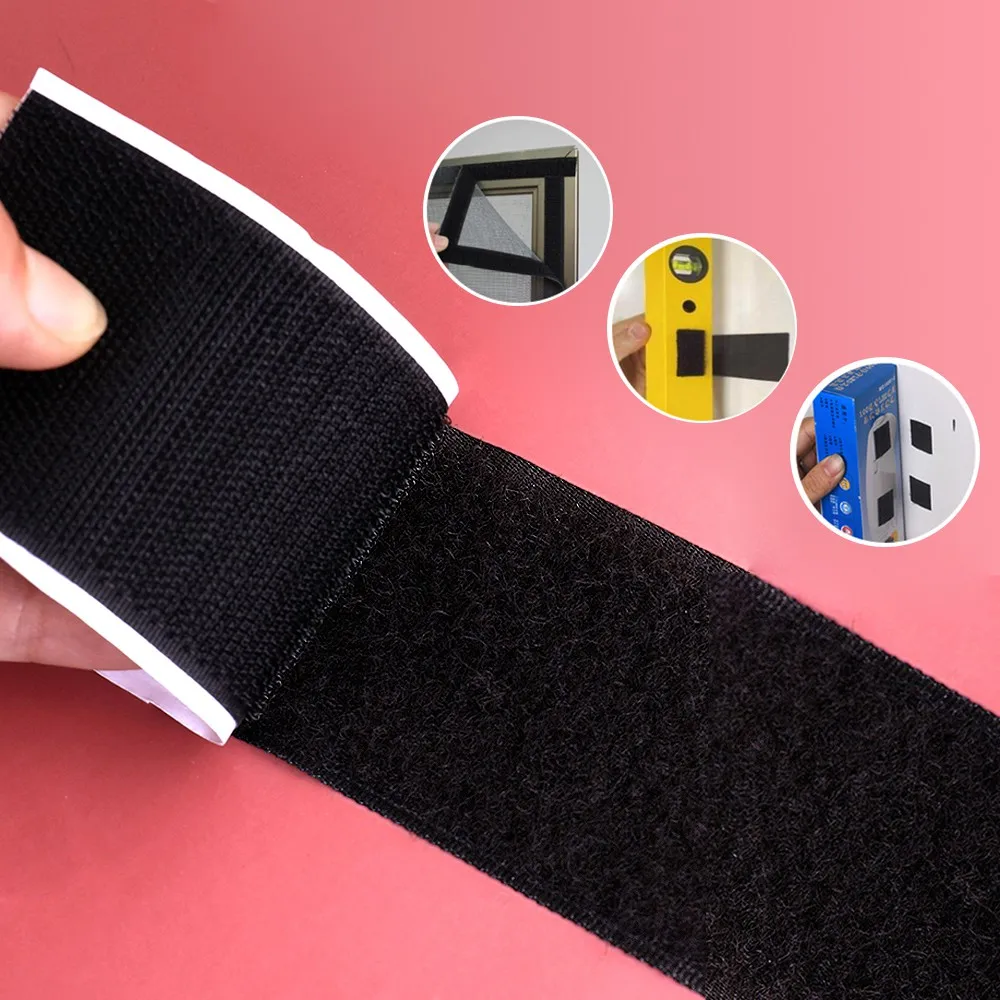 1M Hook Adhesive Hook and Loop Self-adhesive Faste... – Grandado