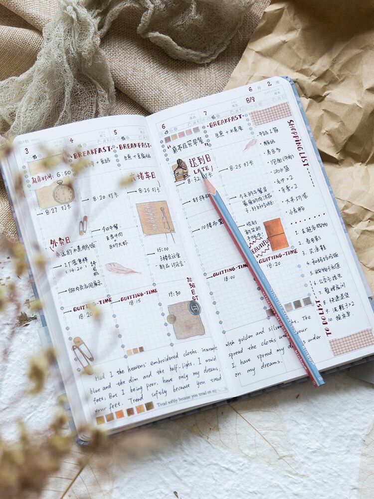 Kinbor Planner Weekly Notebook Portable Schedule P... – Grandado