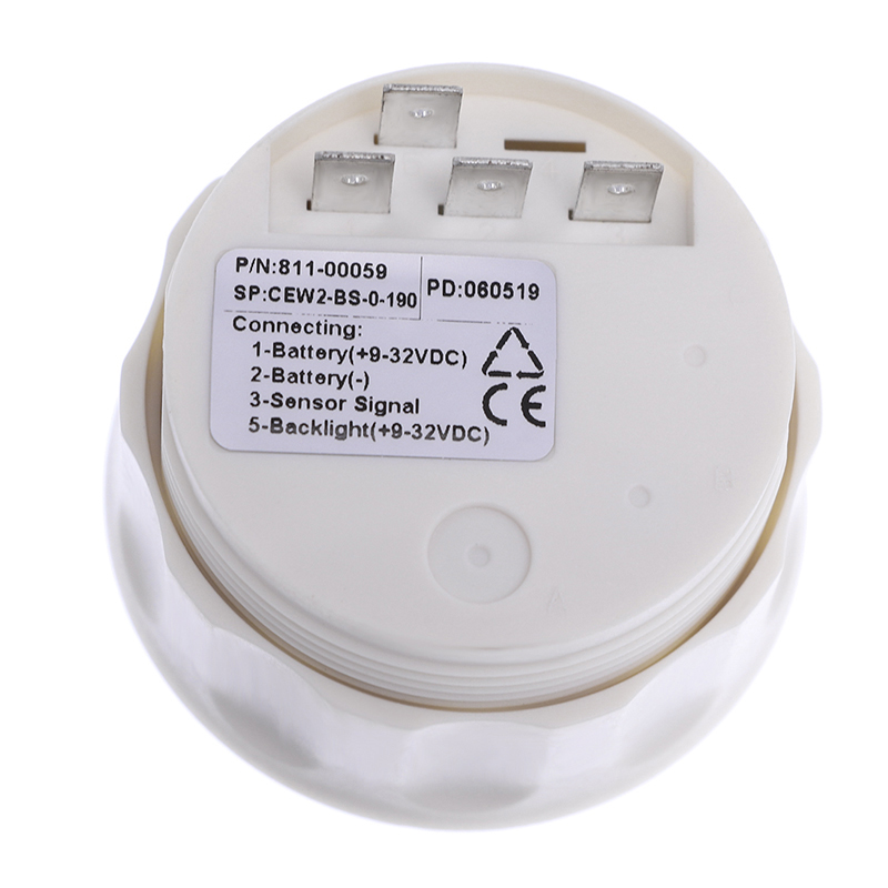 52mm Stainless Steel Fuel Tank Level Gauge 0~190 o... – Grandado