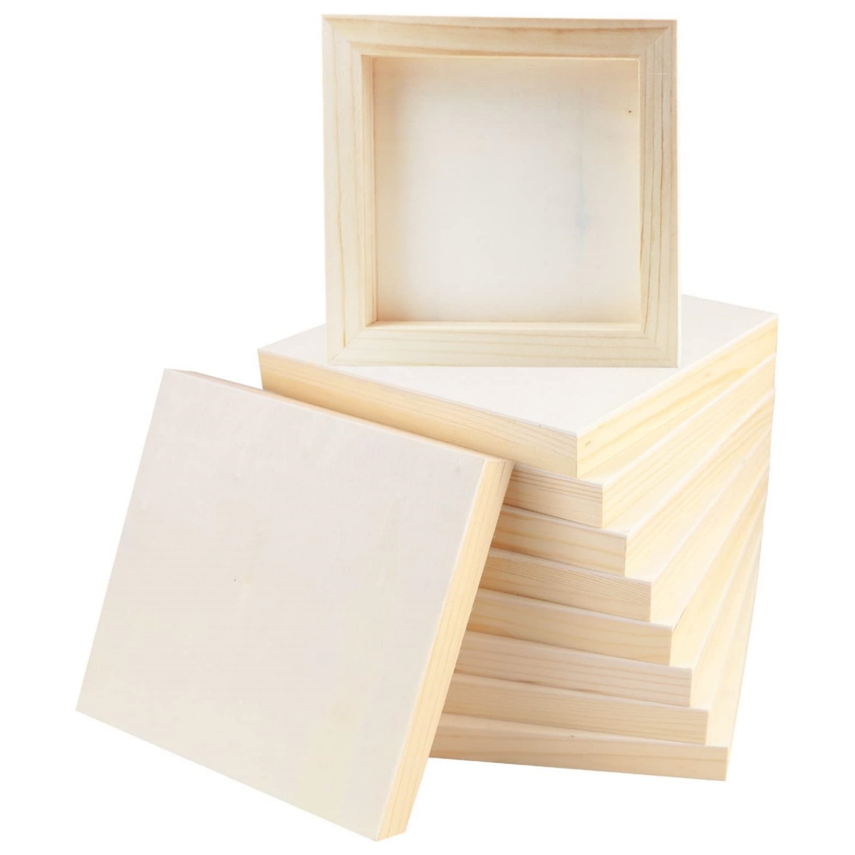Paneles de madera cuadrados, 6x6 "/15x15cm, lienzo... – Grandado