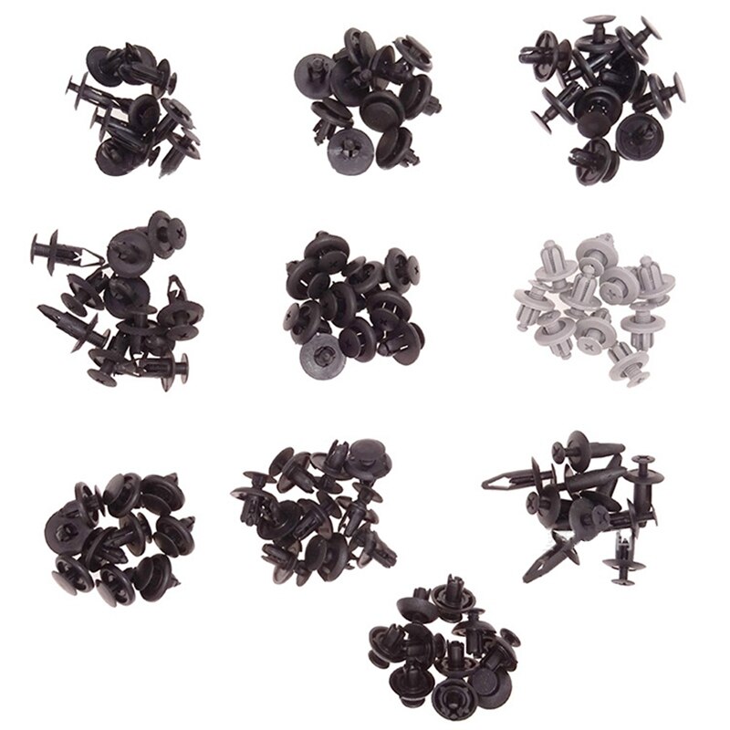 100 Stks/set Auto Plastic Schroef Klinknagels Set ... – Vicedeal