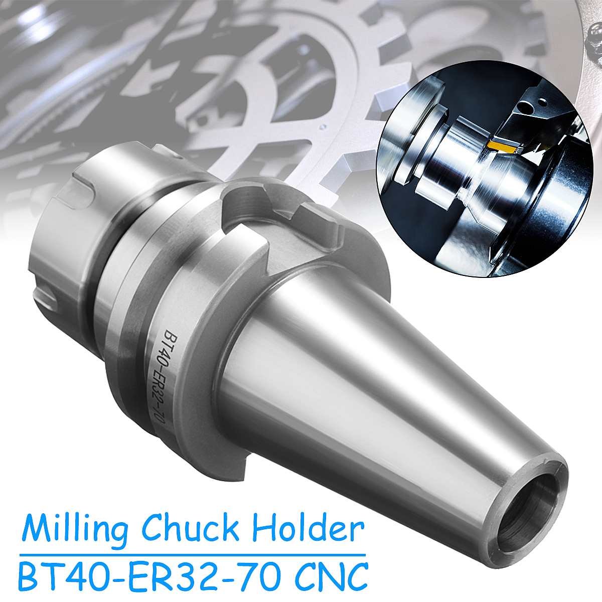 BT40 ER32 70 Spring Collet Chuck CNC Toolholder Mi... – Grandado