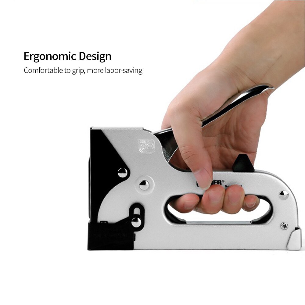 Heavy Duty Manual Gun Door-Type Nail Stapler Tacke... – Grandado