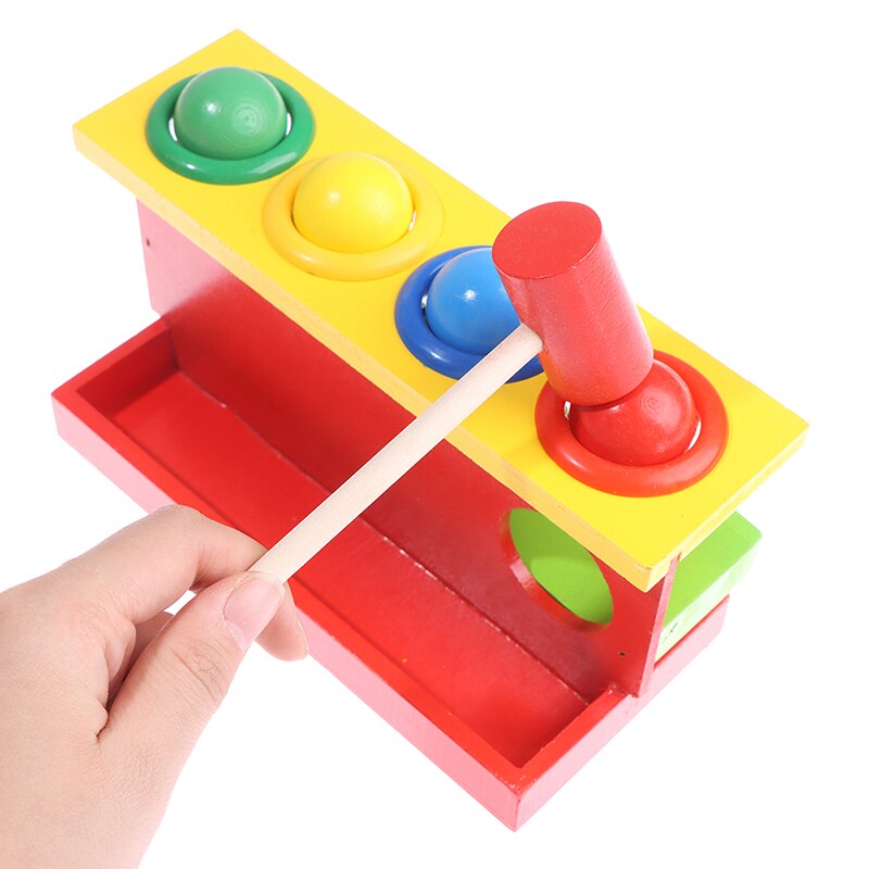 Wooden Piling Hand Hammer Ball Box Toy Parent-chil... – Grandado