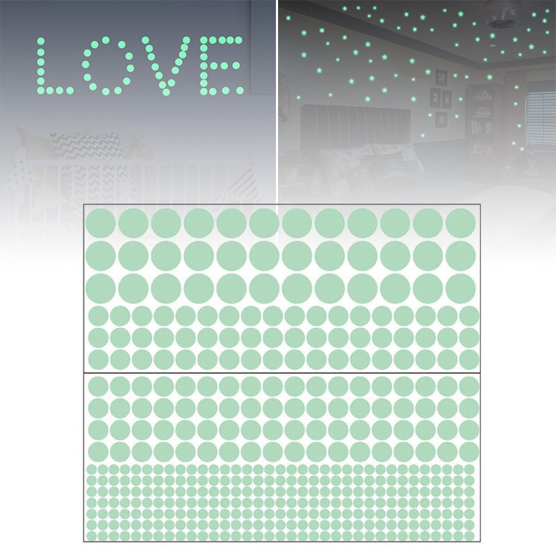 407pcs/set Luminous cartoon Glow Sticker In The Da... – Grandado