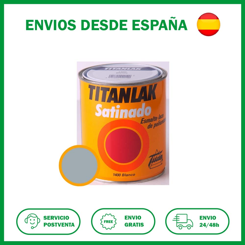 Esmalte Laca Satinado Titanlak Titan Laca Poliuret... – Grandado