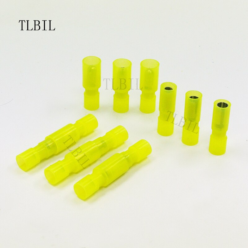 50Pcs Bullet Terminals Crimp Connector Elelctric T... – Grandado