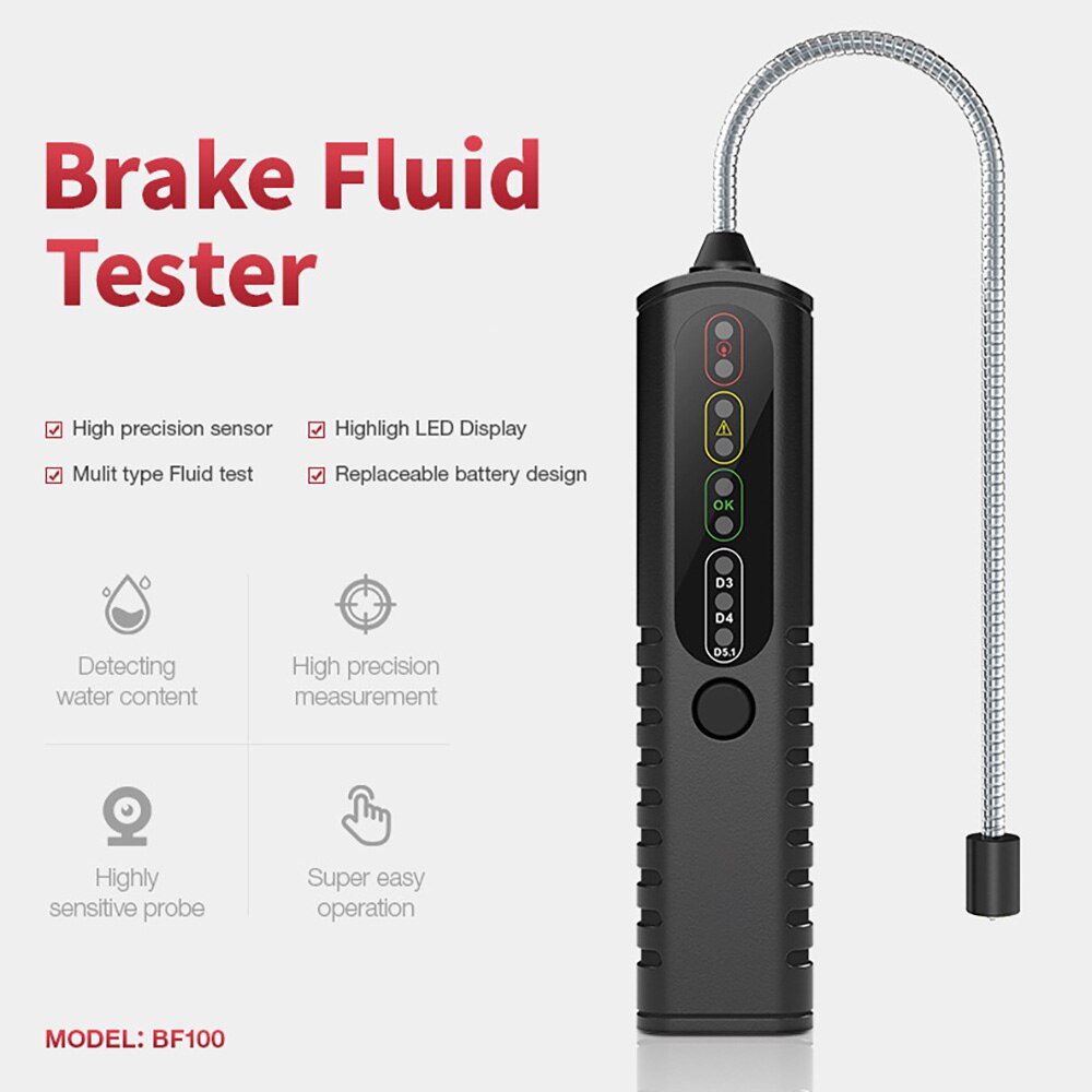 5 Levels Status Car Brake Fluid Tester Car Brake F... – Grandado