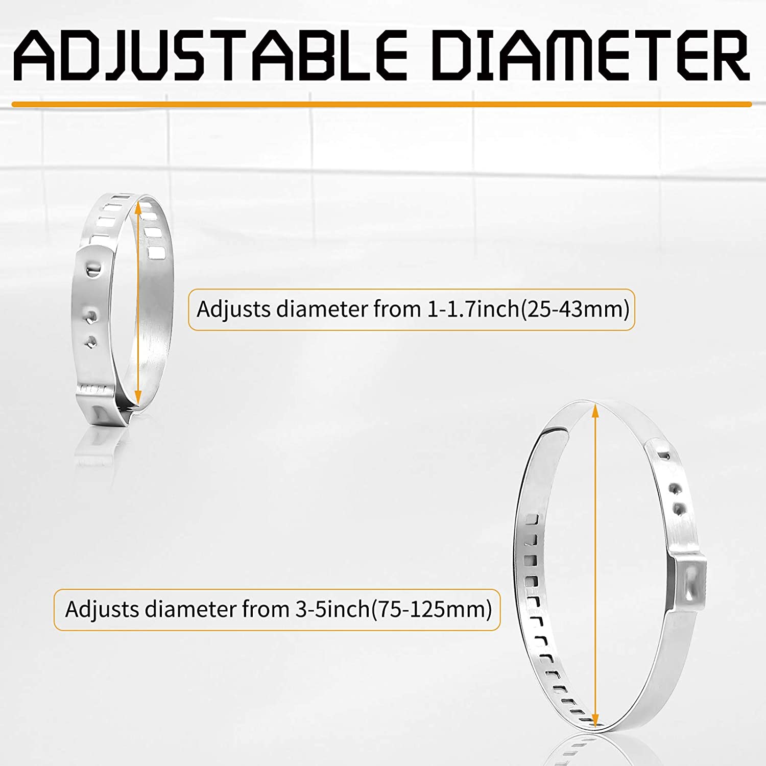 MIKKUPPA Stainless Steel CV Boot Clamp 20PCS – Grandado