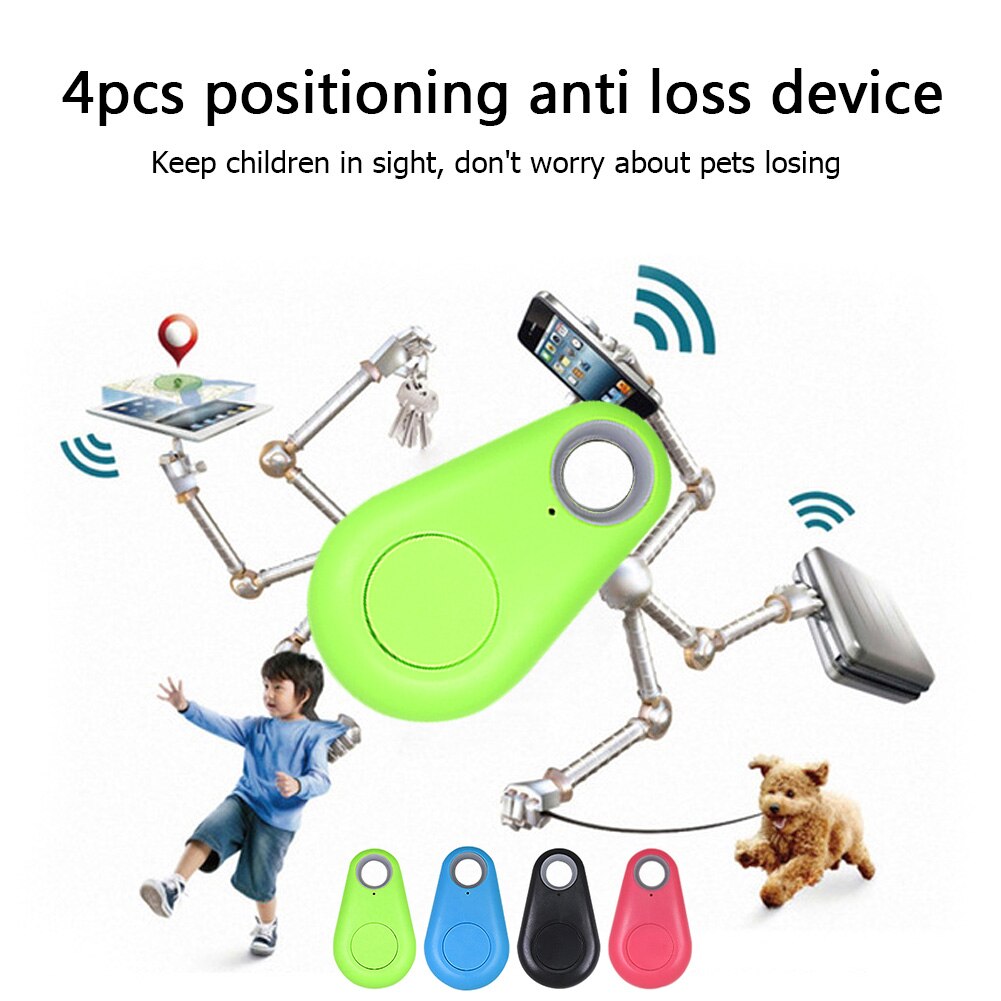 4pcs Mini Smart Anti Lost Device GPS Tags Key Find... – Grandado