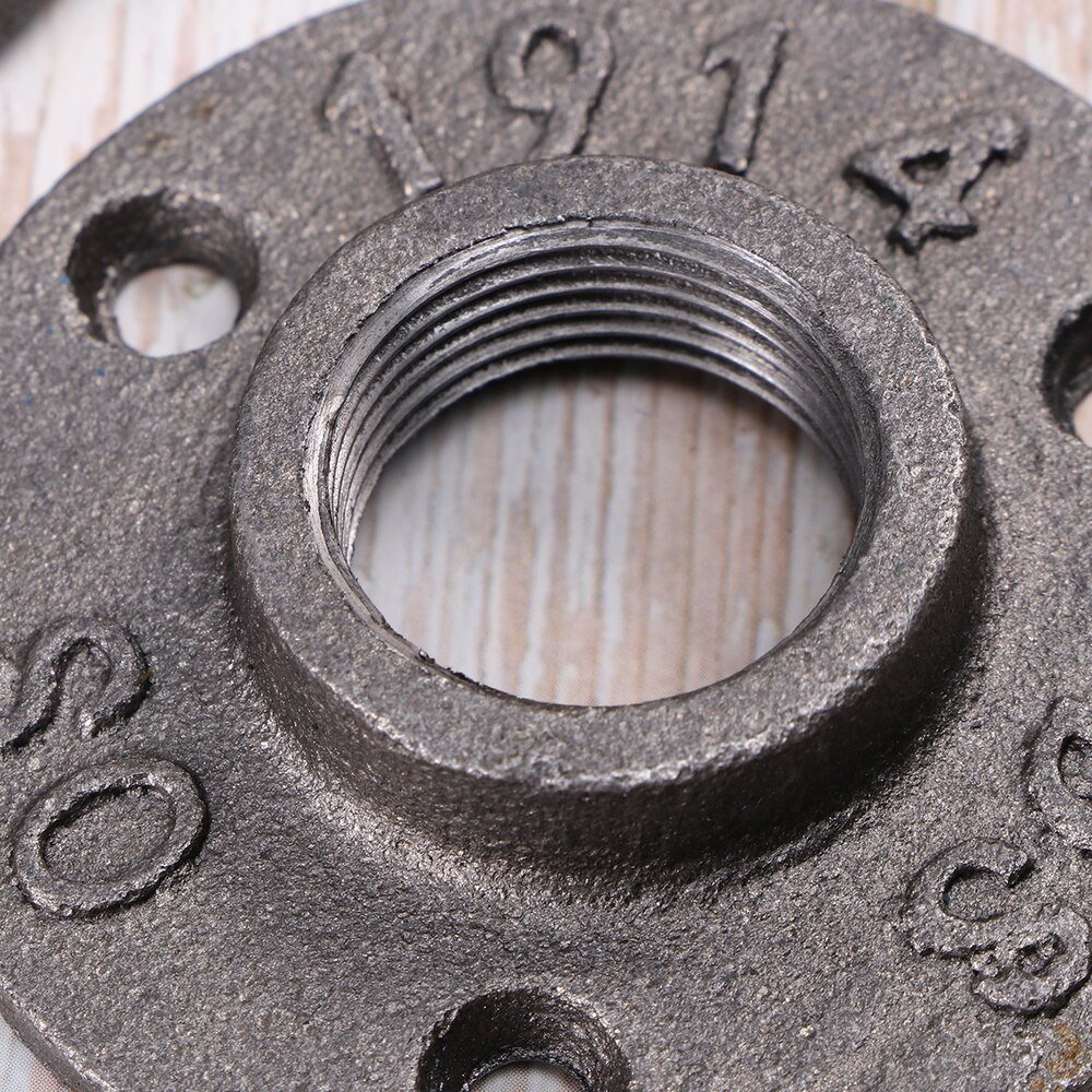 10Pcs 4 Inch Kneedbaar Schroefdraad Floor Flens Ij... – Vicedeal