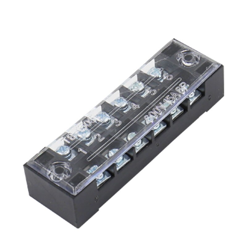 1PCS 15A 600V Dual Row Strip Barrier Screw Wire Co... – Grandado
