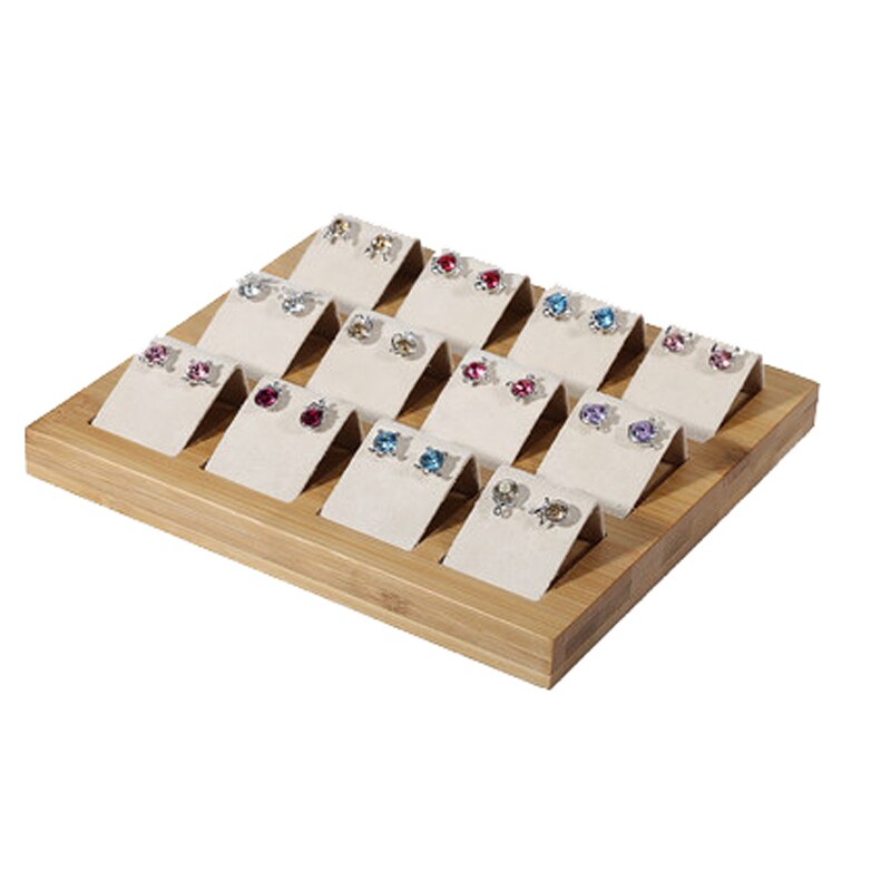 Bamboe Hout Oorbellen Display Beugel Sieraden Disp... – Grandado