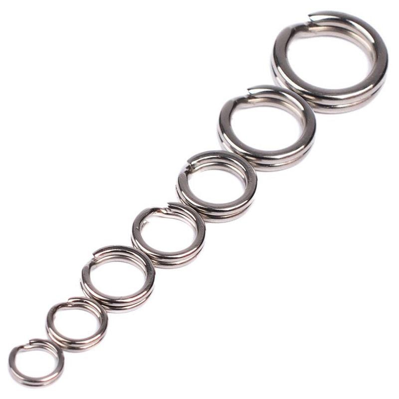 Dongzhur 50pcs/set Stainless Steel Split Ring Asso... – Vicedeal