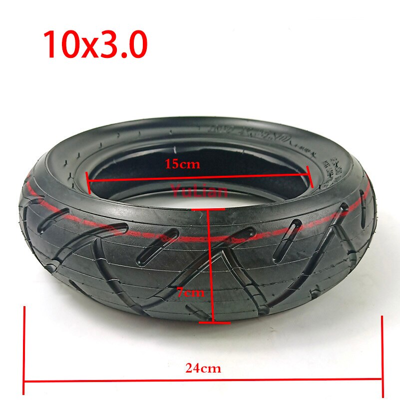 10 x 3.0 sisä- ja ulkorengas 10*3.0 -putkinen reng... – Grandado