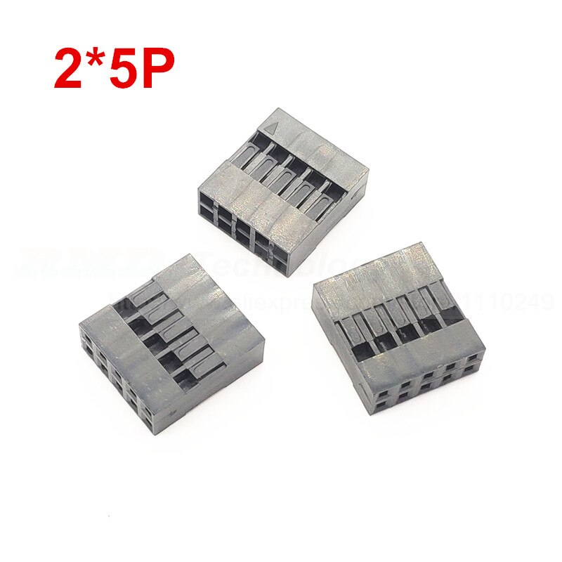 For dupont connector 10pin Dual row 2x5 pin 2.54mm... – Vicedeal