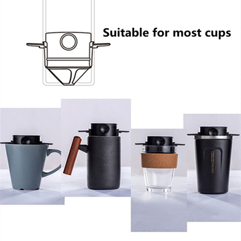 380ml/510ml Coffee Filter Portable Reusable Coffee... – Vicedeal