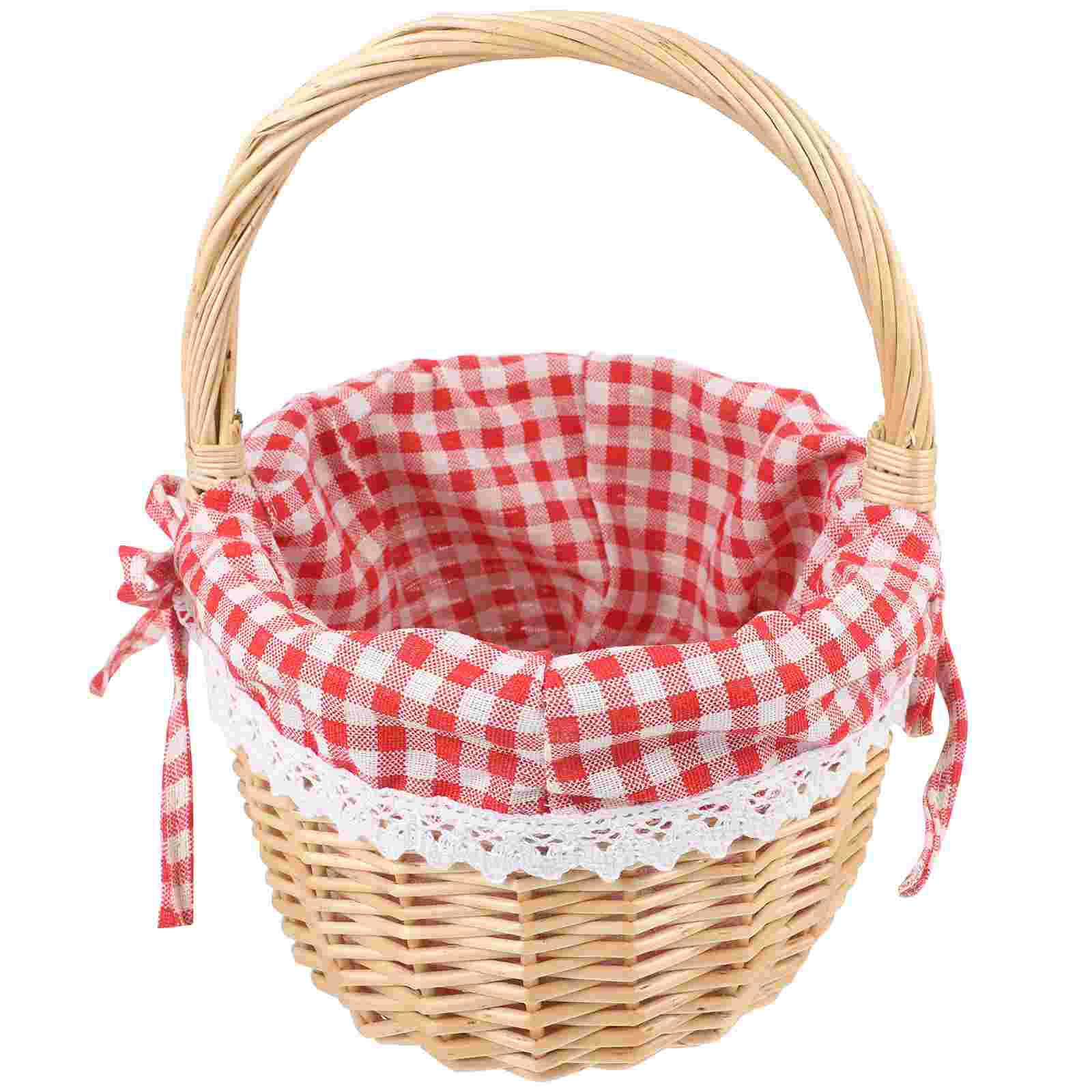 Wicker Rattan Basket Handmade Storage Bins Food Co... – Grandado