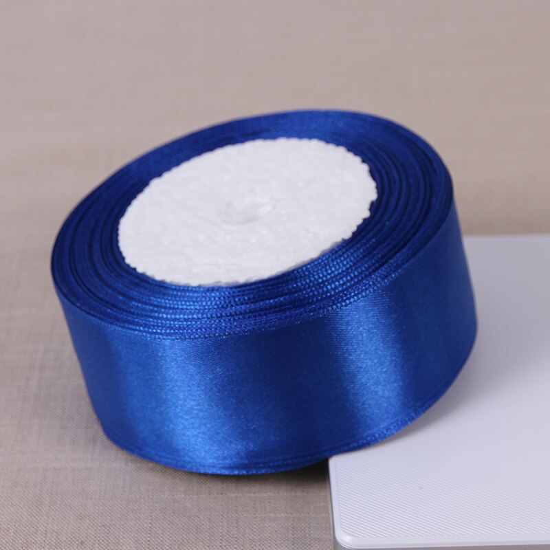 Royal Blue Silk Satin Ribbons 6-10-15-20-25-38-50m... – Grandado