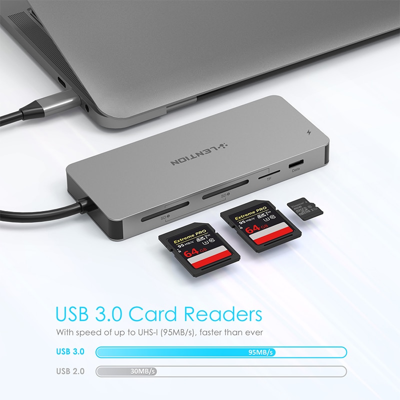 Lention USB Hub zu Multi USB 3,0 HDMI Adapter Dock... – Grandado