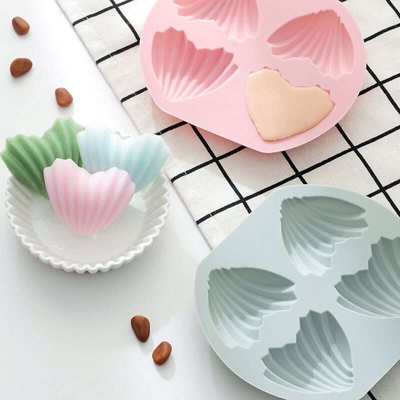 4 Holte Shell-Hart Vorm Vormige Madeleine Cakevorm... – Vicedeal