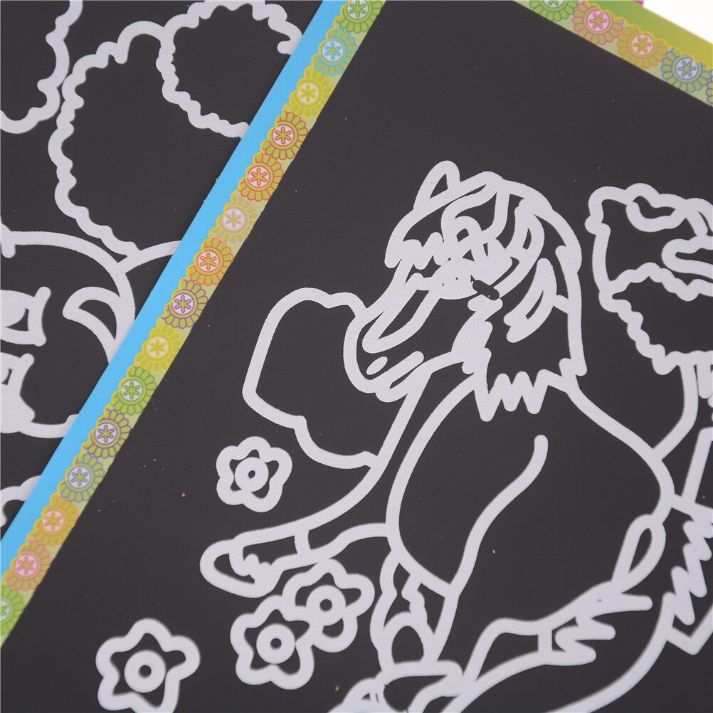 Twee-In-een Magic Color Scratch Papier Kleuring Ka... – Grandado