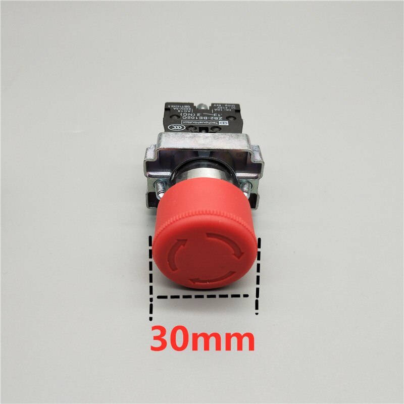 XB2-BS542 30mm 40mm 60mm NC N/C Roter Pilz Notfall... – Grandado