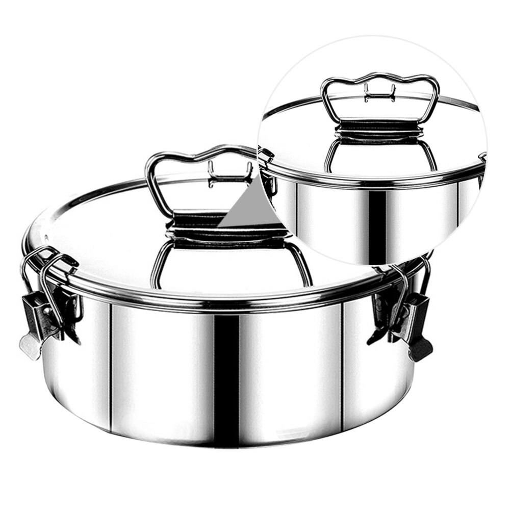 Silver Cooking Boiler Stockpot Stainless Steel Ste... – Grandado