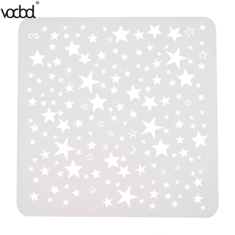 Theme Hollow Ruler Embossing Die Template Star DIY... – Vicedeal