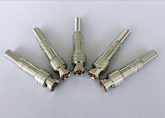 100PCS/lot Copper Pin CCTV BNC Male video Plug Cou... – Grandado