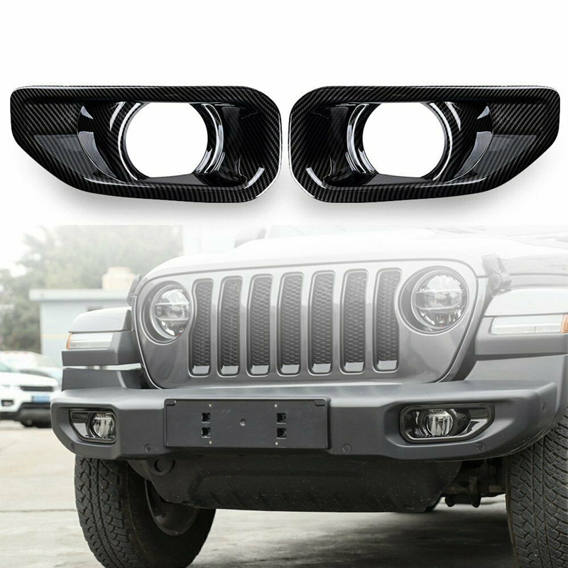 Carbon Fiber Front Fog Light Cover Trim Decoration... – Grandado