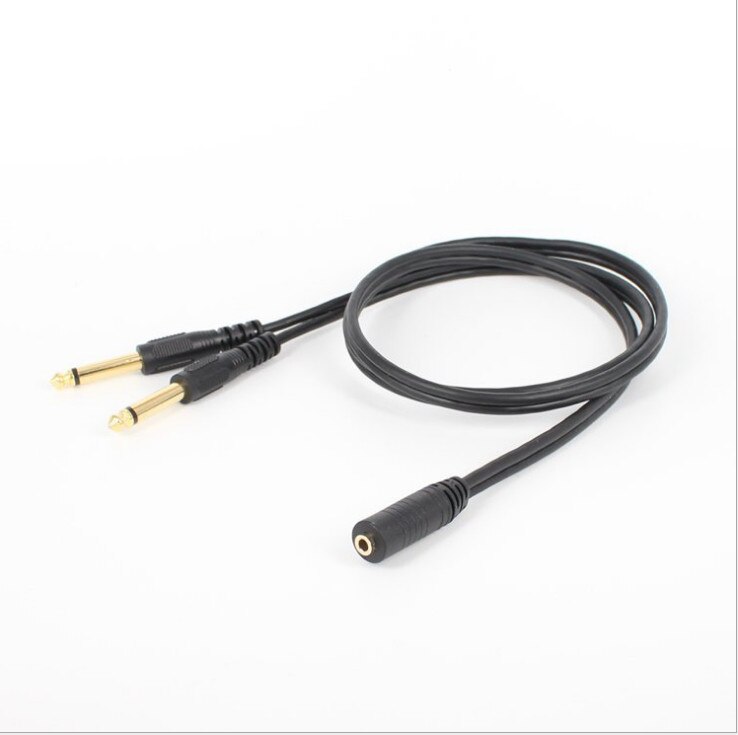 3.5mm (Mini) 1/8" TRS Stereo Female to 2 Dual 1/4 ... – Grandado