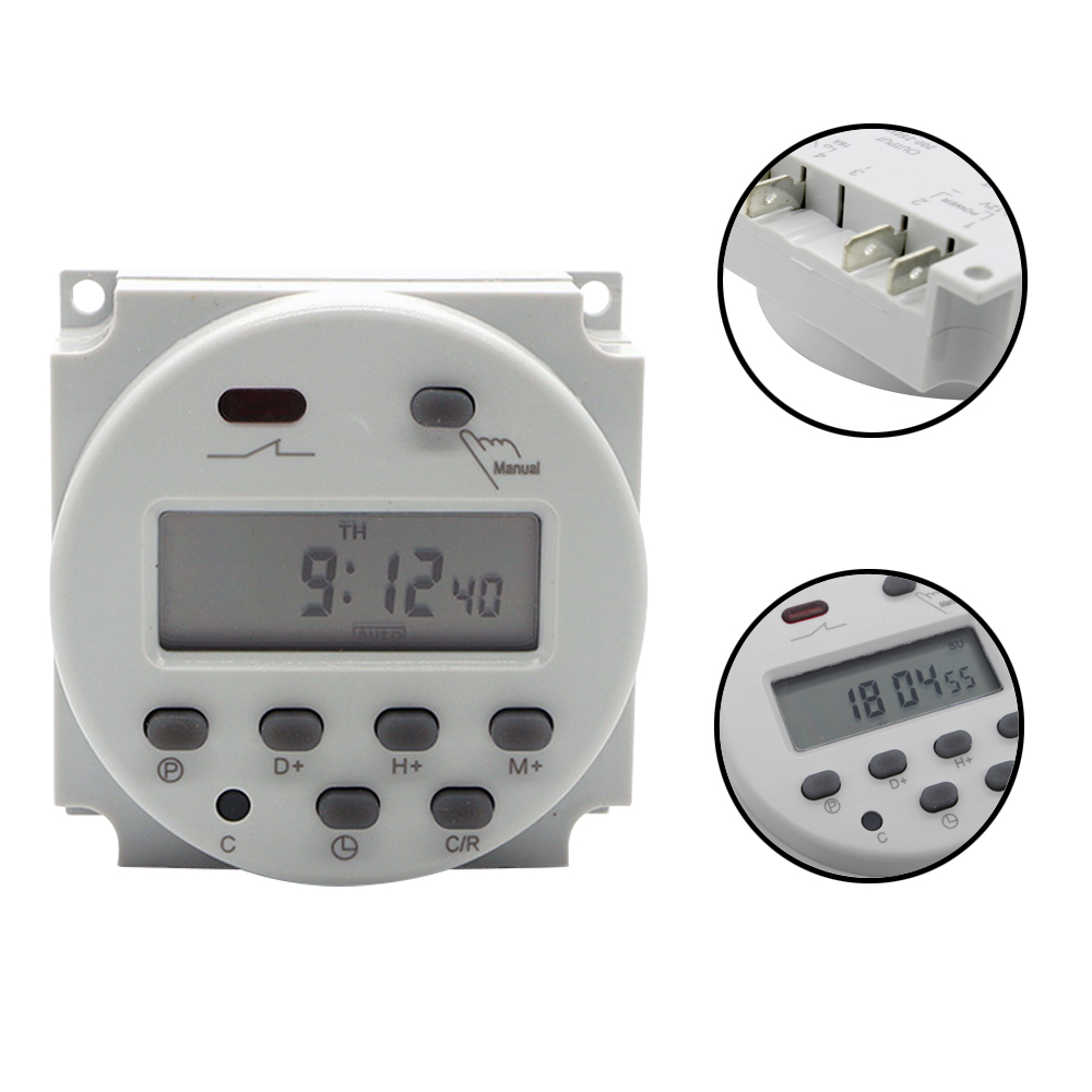 ManHua 12VDC/220-240V Electronical Programmable Au... – Vicedeal