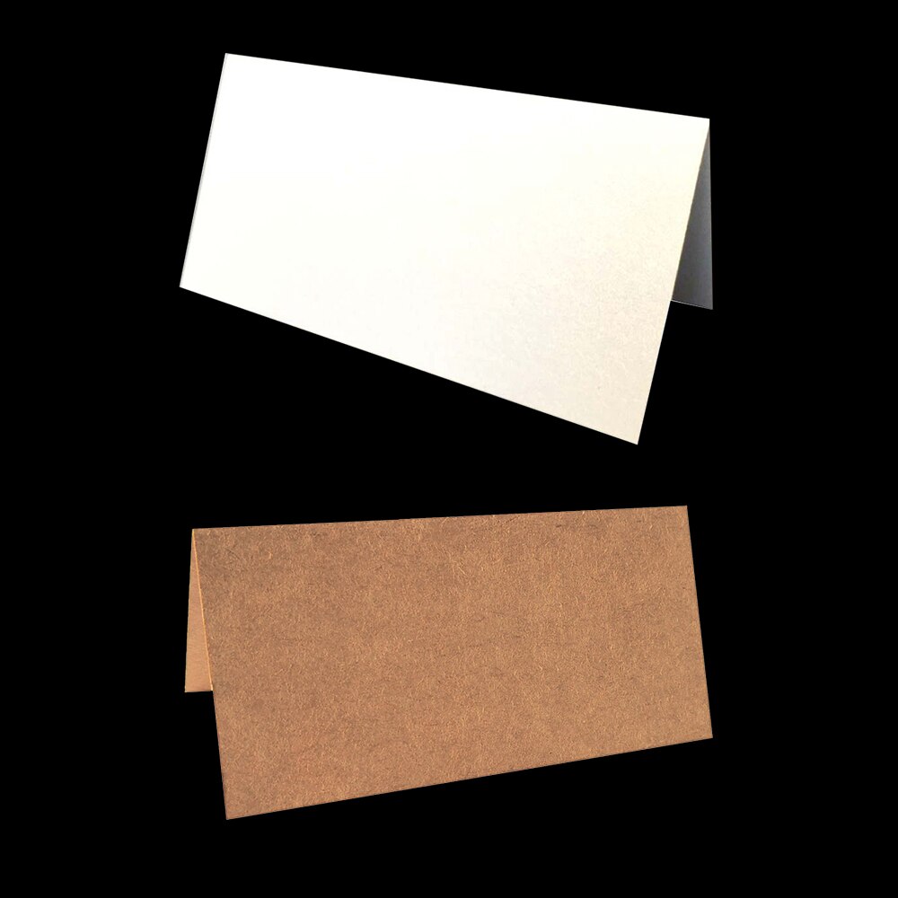 50Pcs White Kraft Paper Card Message Memo Wedding ... – Grandado