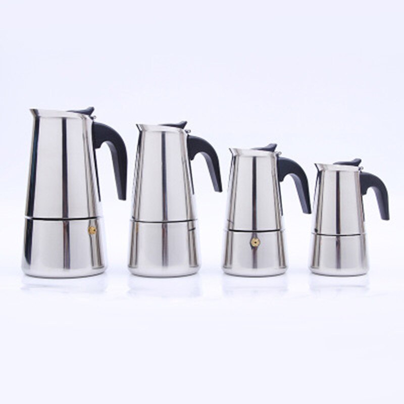Stainless Steel Italian Moka Pot Coffee Pot Europe... – Grandado
