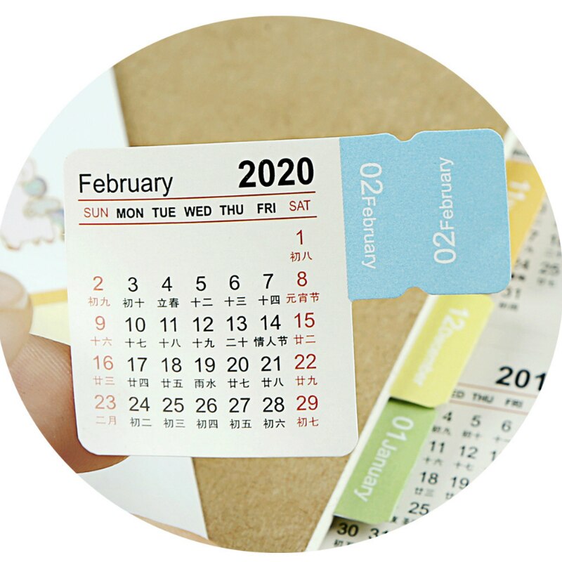 Kalender Stickers Notebook Planner Decoratieve Sti... – Grandado