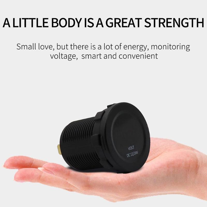 Voltmeter Classic Delicate Texture DC 12V 24V Car Motorcycle Boat 3 ...