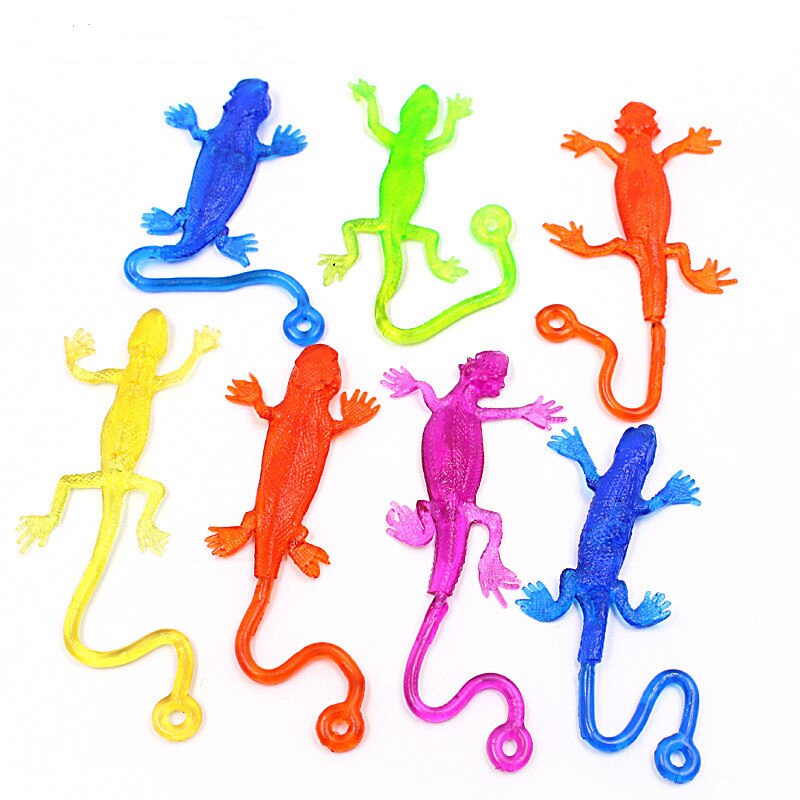 1/3/5Pcs Novelty Sticky Lizard Animals Retractable... – Grandado