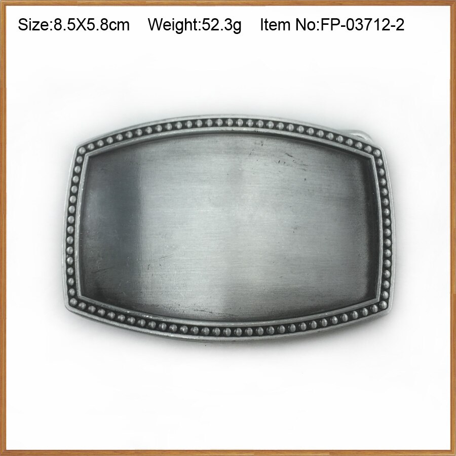 BuckleClub rectangle DIY jeans belt buckle for men... – Grandado