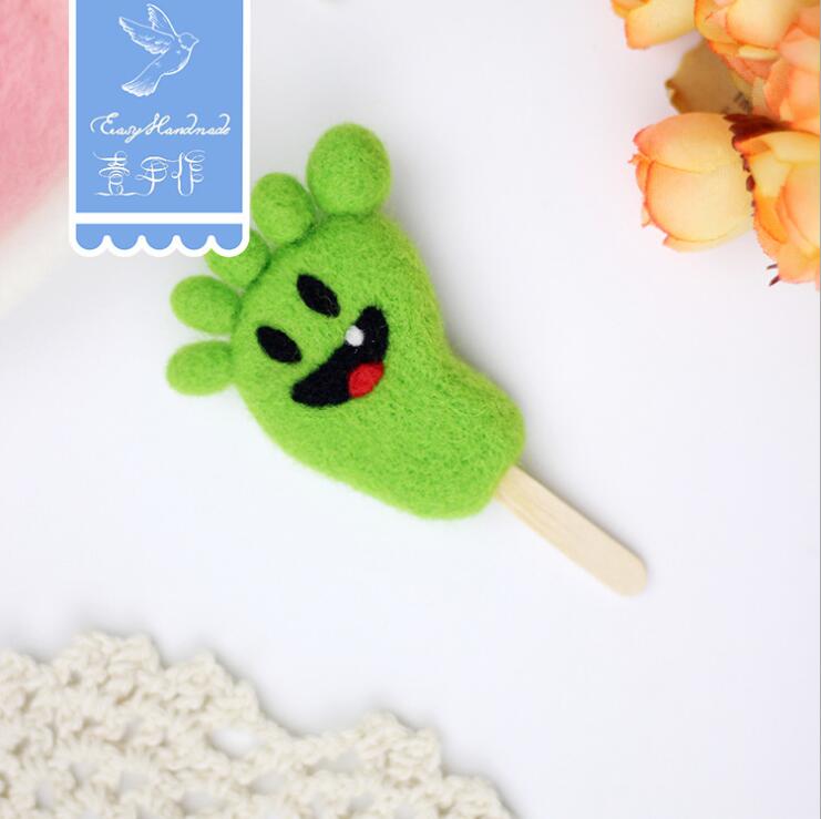 Cat claw brooch wool needlepoint kit wool felt nee... – Vicedeal