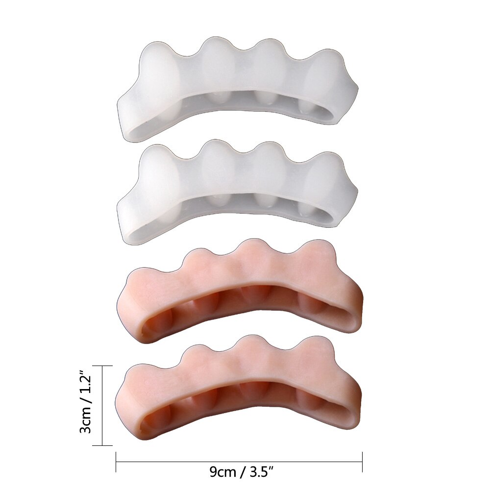 Dighealth 5 Holes Silicone Pedicure Foot Care Fixe... – Grandado